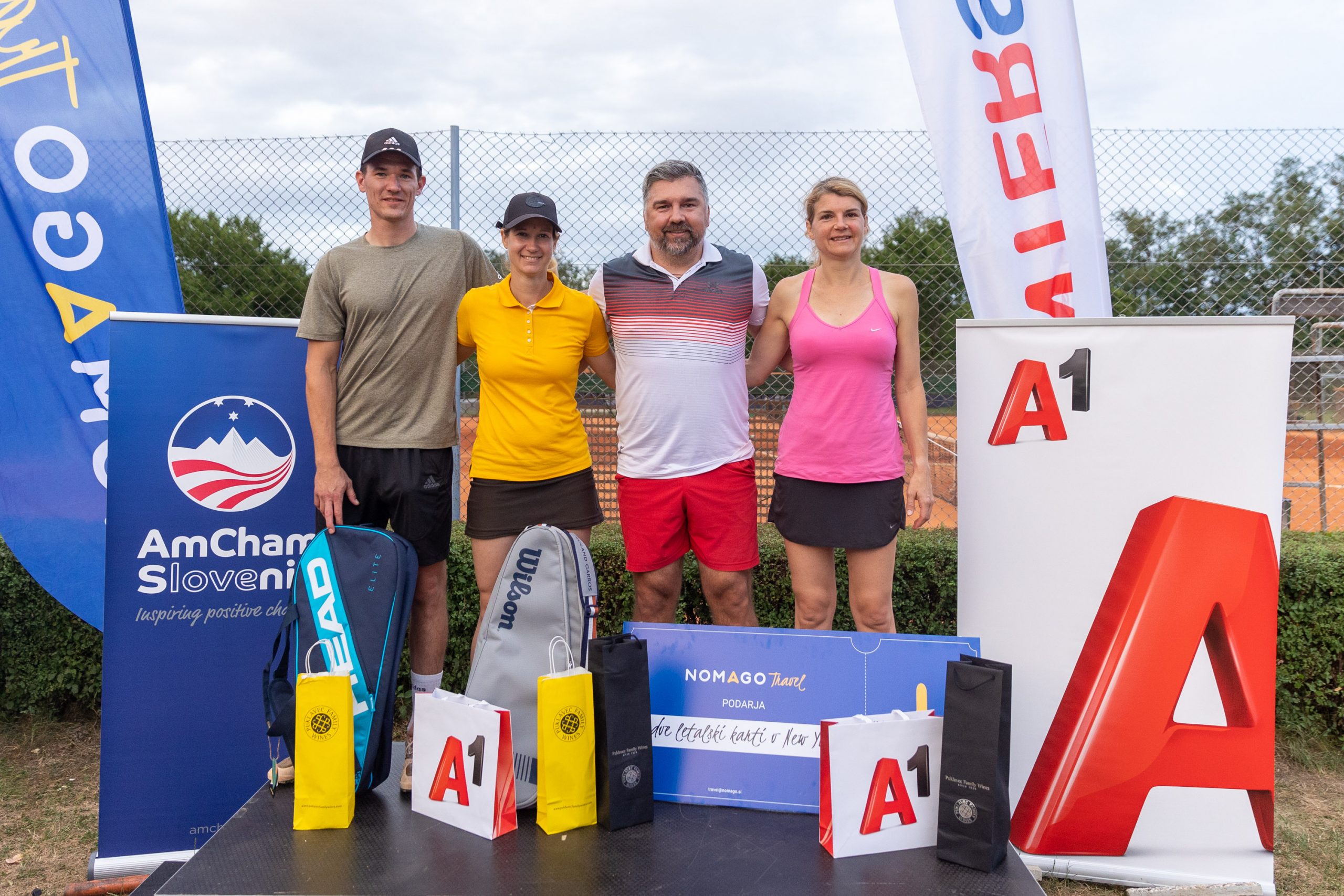 Zmagovalca A1 AmCham Open sta Nina Kelemen in Lovro Peterlin! - AmCham