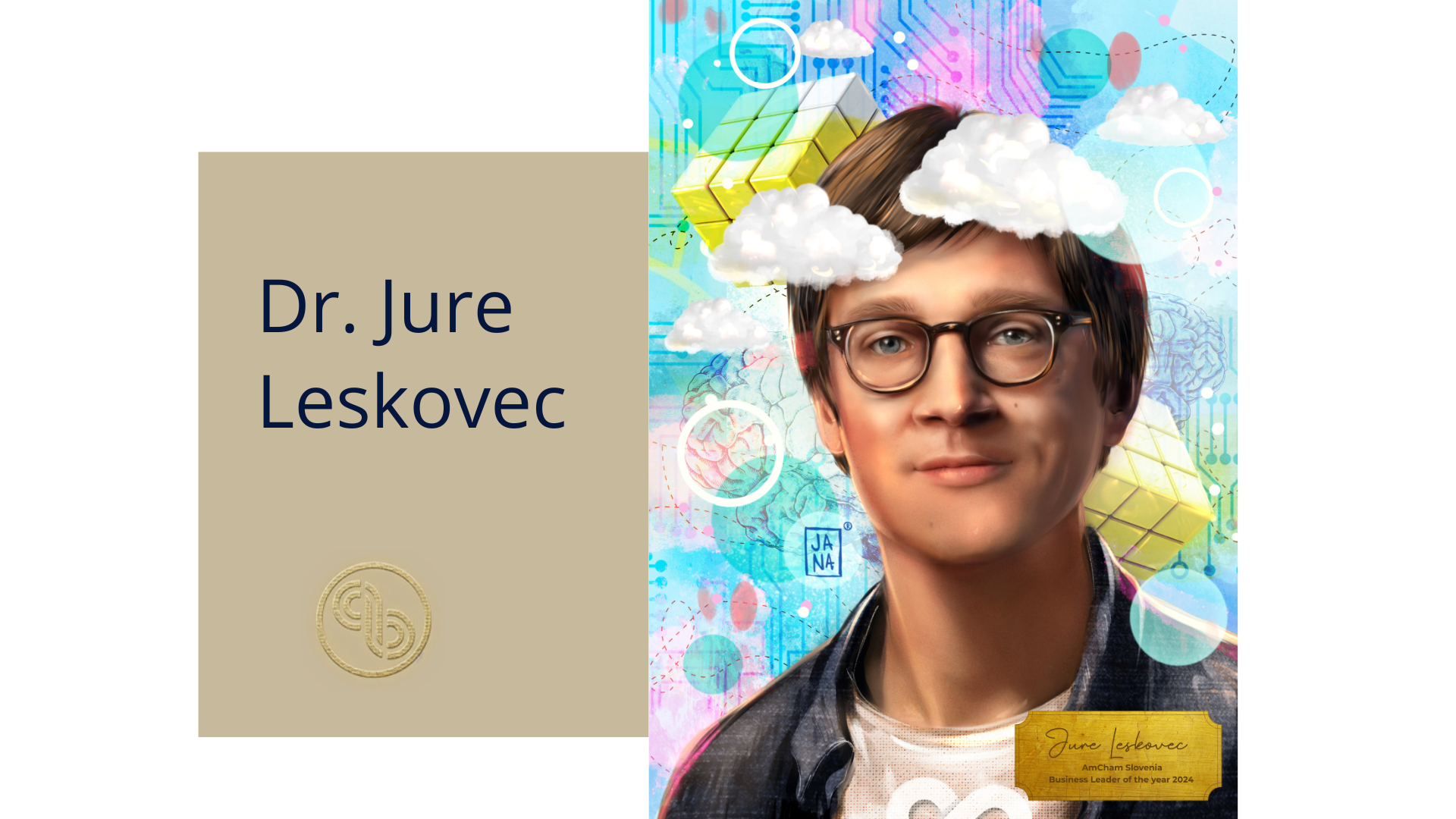 AmCham Poslovni lider leta 2024, Dr. Jure Leskovec: "Imeti ob sebi ljudi, ki so nekaj korakov ...